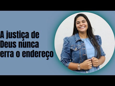 A JUSTIÇA DE DEUS NUNCA ERRA O ENDEREÇO | Rafaela Nascimento #pregações #rafaelanascimento