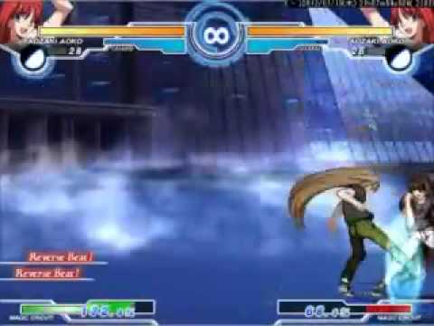 【MBAACC 1.07】 H-Aozaki Aoko Device Collection - YouTube