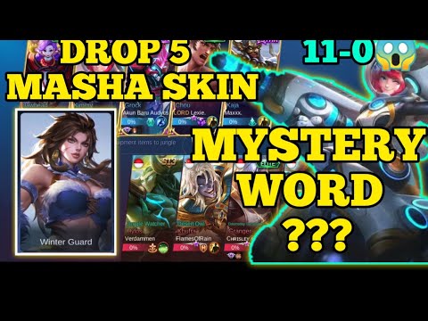 KIMMY FAST GAME + DROP 5 "MASHA WINTER GUARD" || MOBILE LEGENDS - YouTube