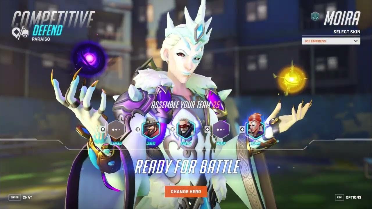 Blizzard Overwatch 2 LVL 112 Moira Heroic Geneticist Role Queue Gameplay 1/18/24 - YouTube