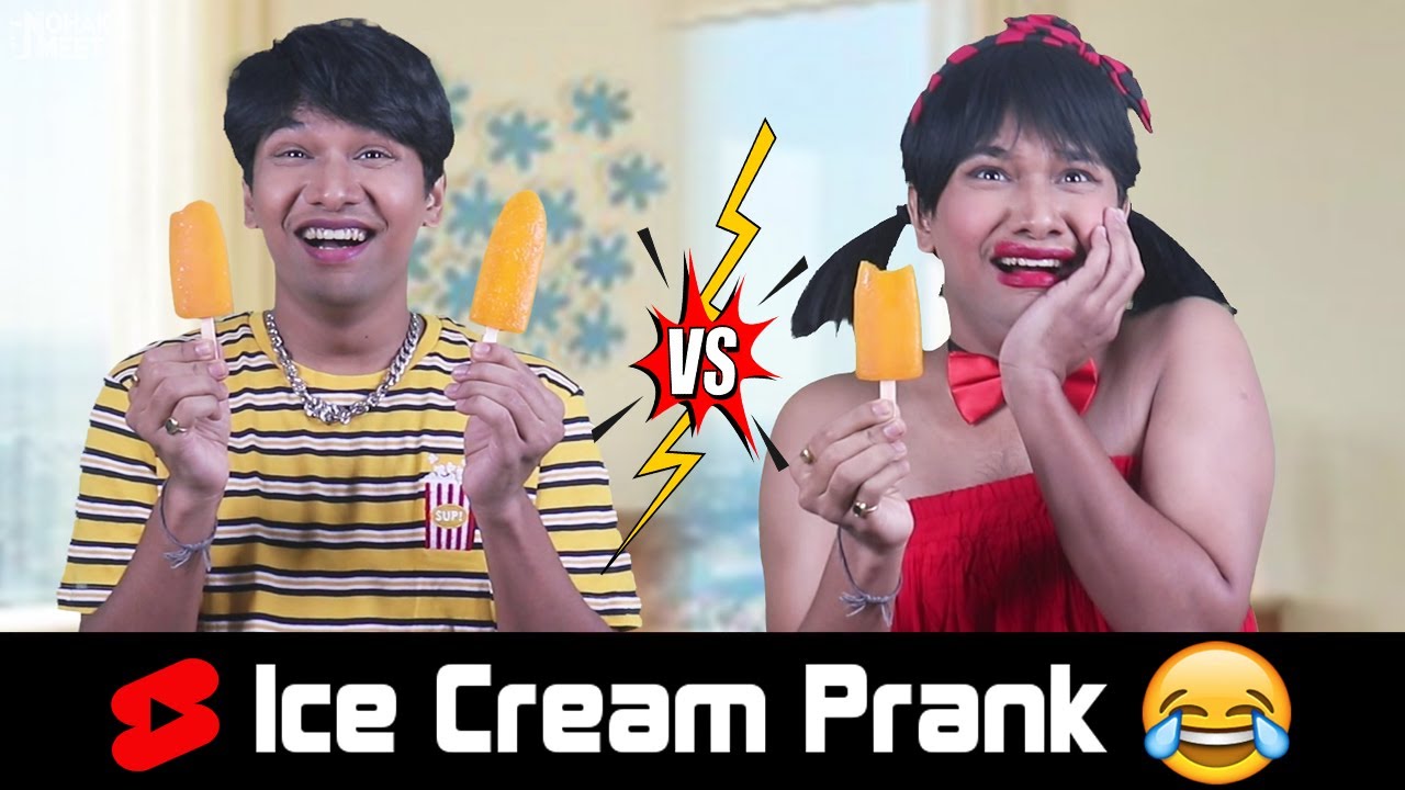 Ice Cream Prank On Sister | BROTHER VS. SISTER | MOHAK MEET #Shorts # ...