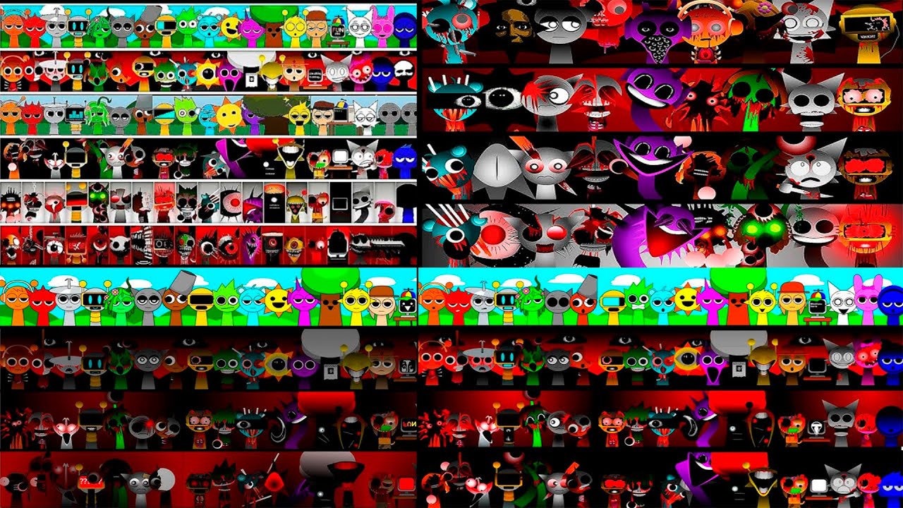 NEW Sprunki All Phases 1-30 In One - All Characters Together in ...