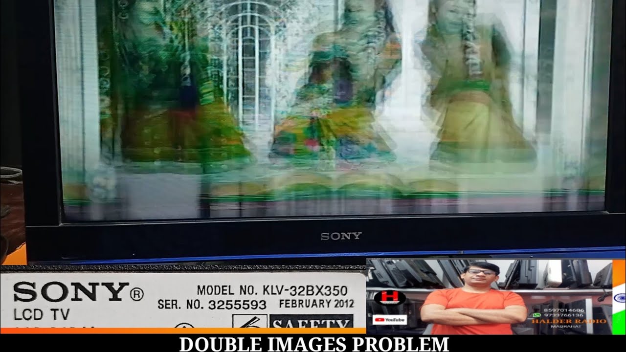 Double Image Problem SONY Bravia LED TV /#Double_Image_LED_TV #Double ...