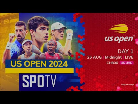 [Music] SPOTV UHD Astro CH806 | US Open 2024 - YouTube