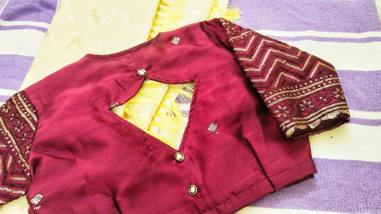 Close neck blouse design ♥️🪡 - YouTube