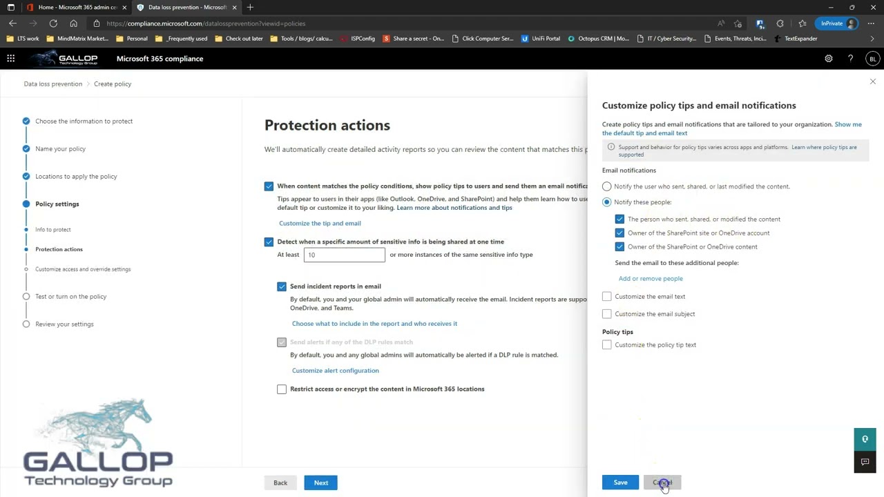DLP policy setup demo Microsoft 365 - YouTube