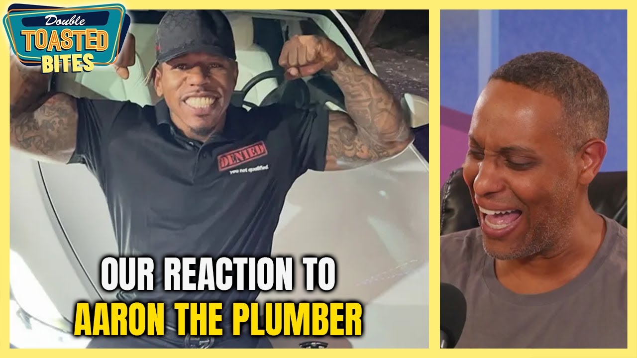 AARON THE PLUMBER - OUR REACTION #aarontheplumber #poptheballoon - YouTube