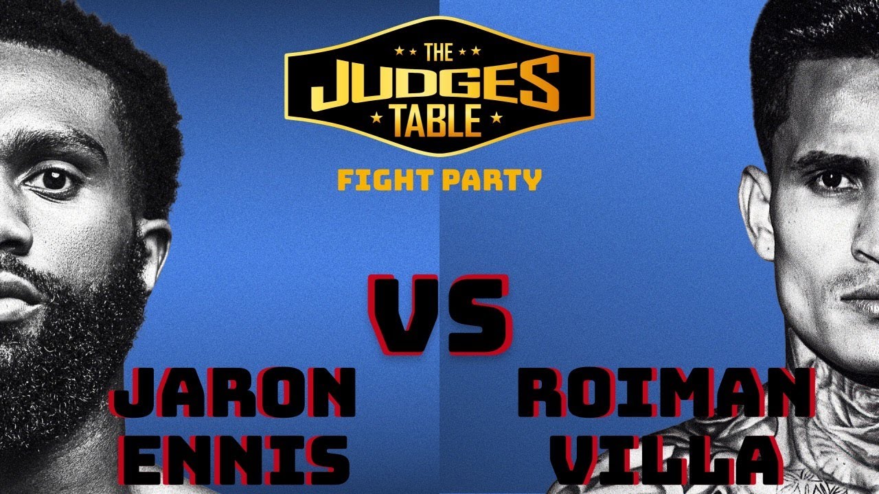 Jaron Ennis vs. Roiman Villa LIVE COMMENTARY FIGHT PARTY - YouTube