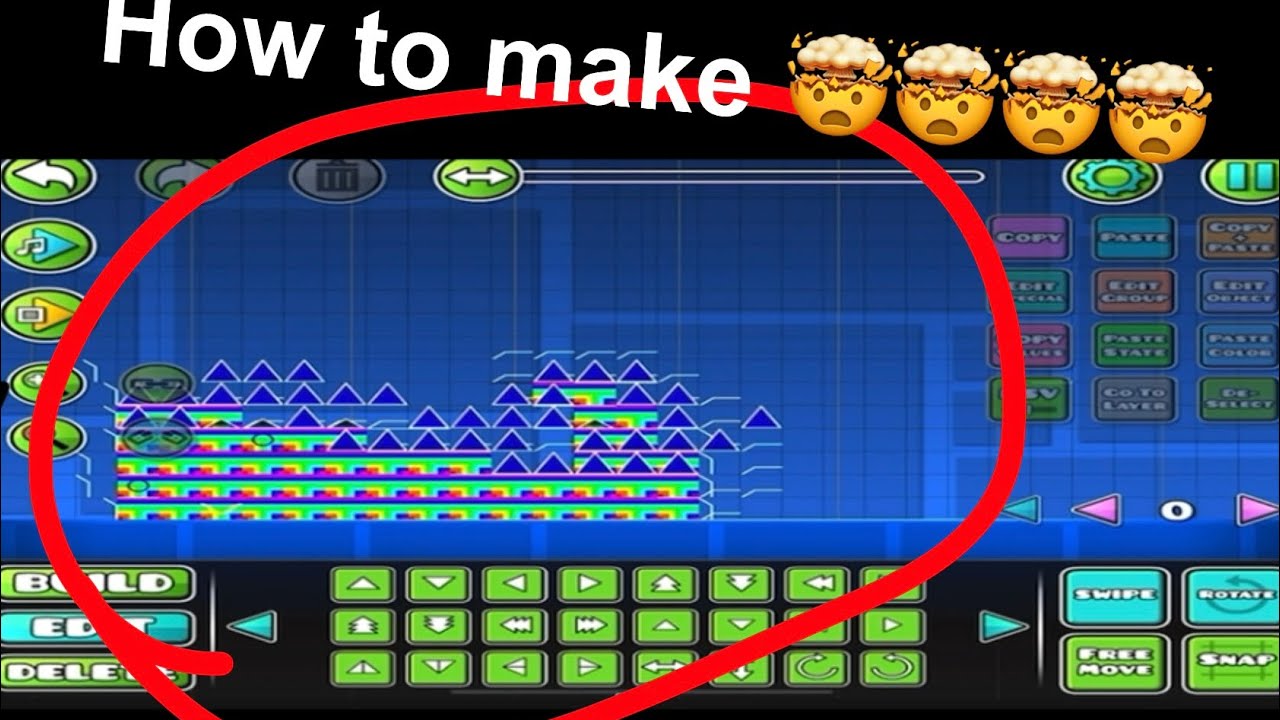 How to make super cool block design in Geometry Dash🤯🤯🤯🤯🤯🤯🤯🤯 - YouTube