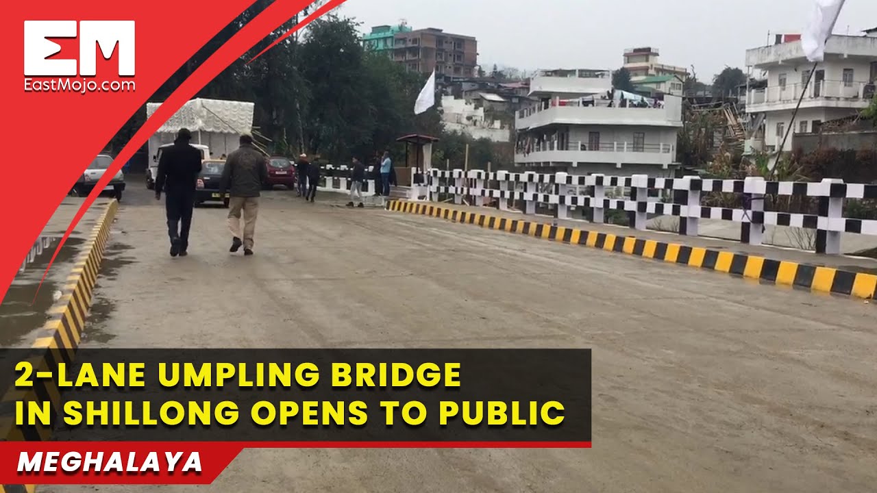 Shillong’s Umpling bridge opens to public after three-year wait - YouTube