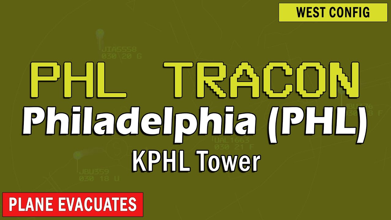 ATC RADAR [PHL] (KPHL Tower) | Evacuation near the Runway - YouTube