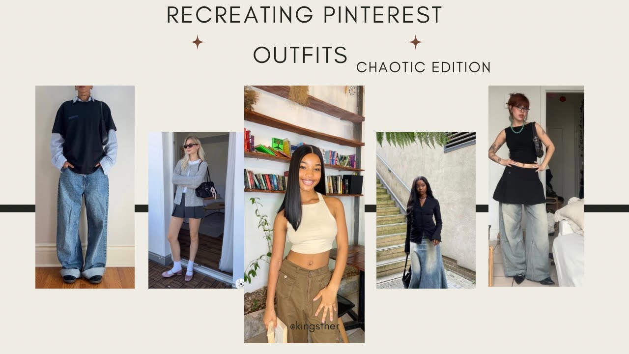 Recreating trendy Pinterest outfits(with the clothes I already own ...