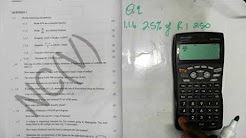 NCV Level 2 Maths Lit Paper 1 of 2014 Question 1 - YouTube