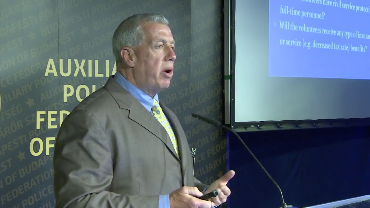 James Albrecht előadása a Nemzetközi Polgárőr Konferencián - YouTube