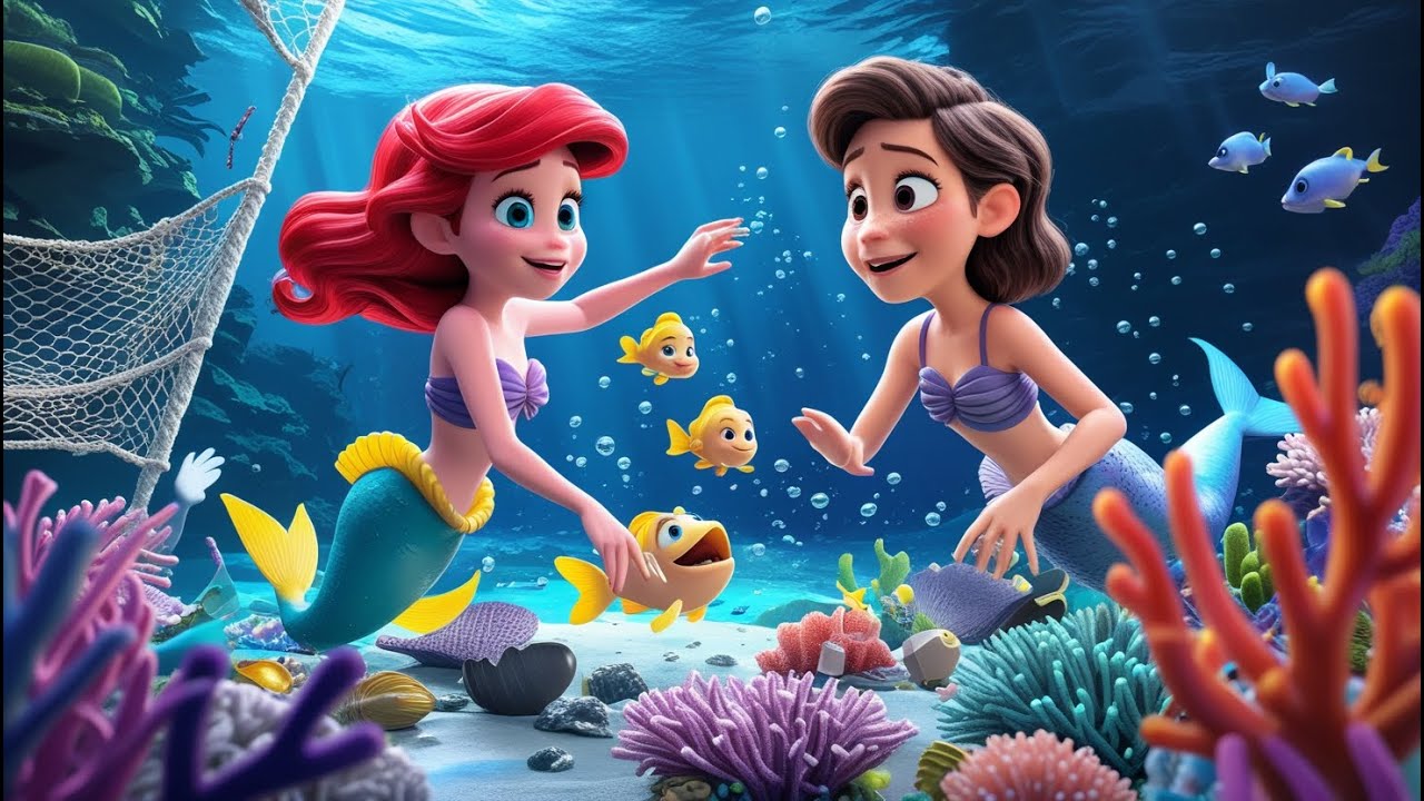 Ariel's Coral Rescue Adventure - YouTube