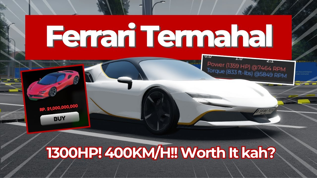 Ferrari Termahal, Masih Worth it dibeli? Review Ferrari SF90 CDID V1.9 ...