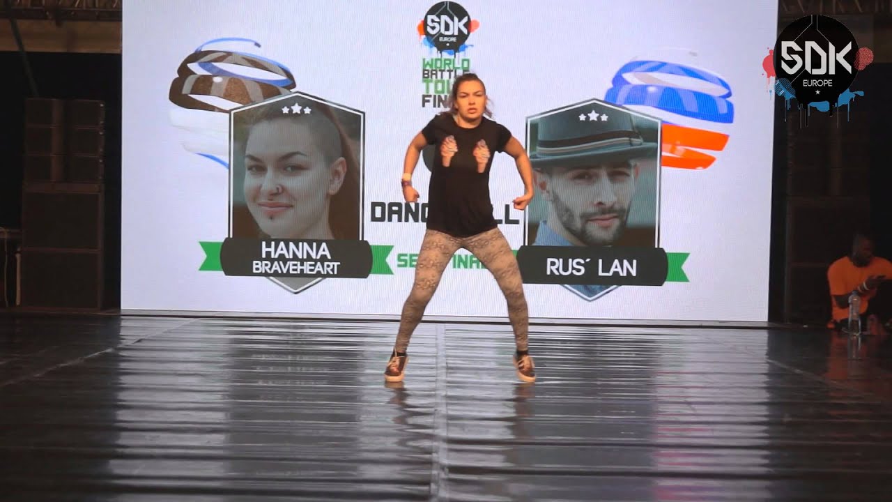 HANNA BRAVEHEART (Estonia) vs. RUS' LAN (Russia) - Dancehall Semifinal ...