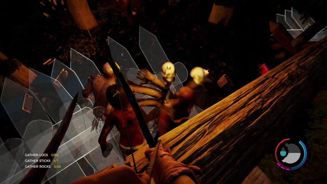 The Forest. An encounter with a cannibal hunting party goes sideways. I said, HOLD!!! Heheh oops ...