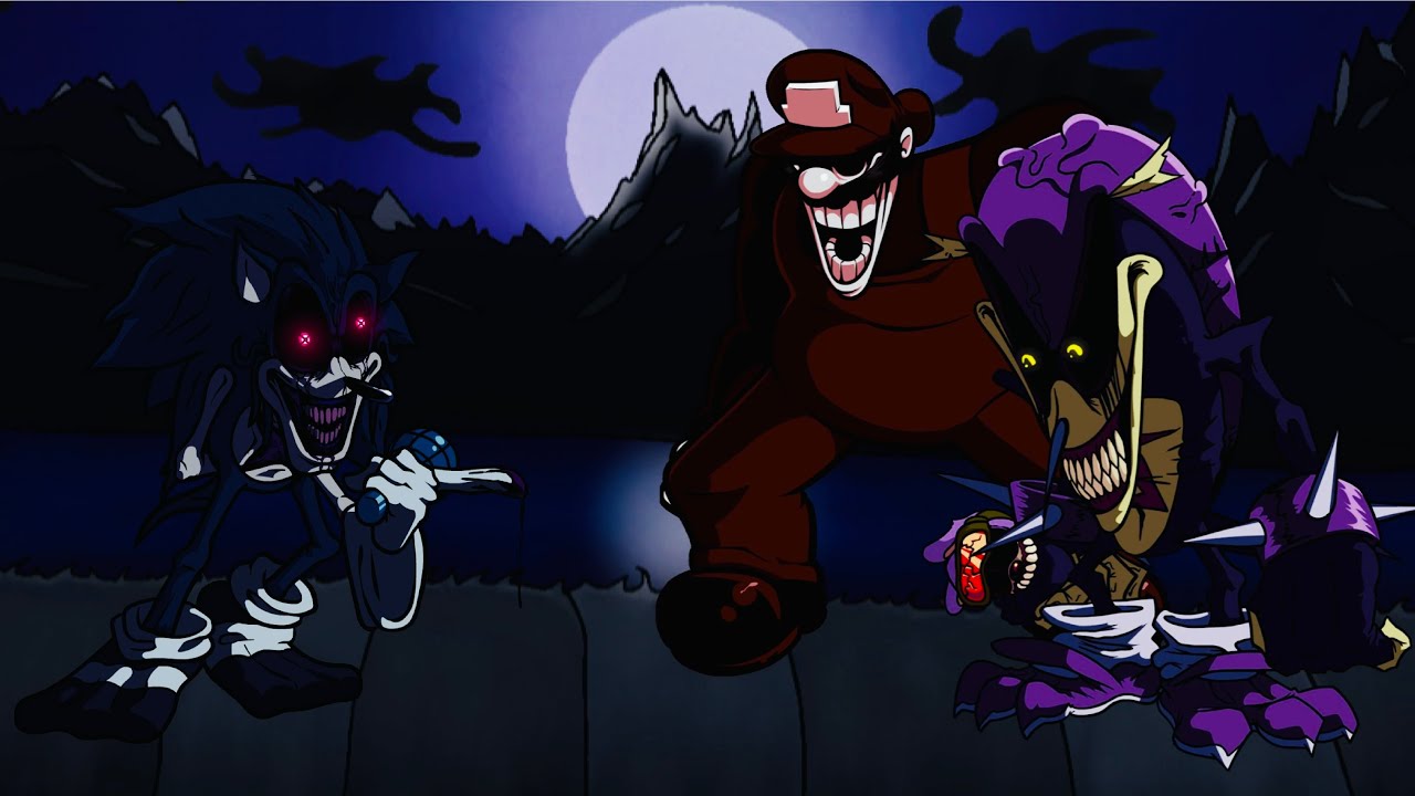 FNF Cycles Encore 6 Shots But It’s Lord X vs MX And God Z - YouTube