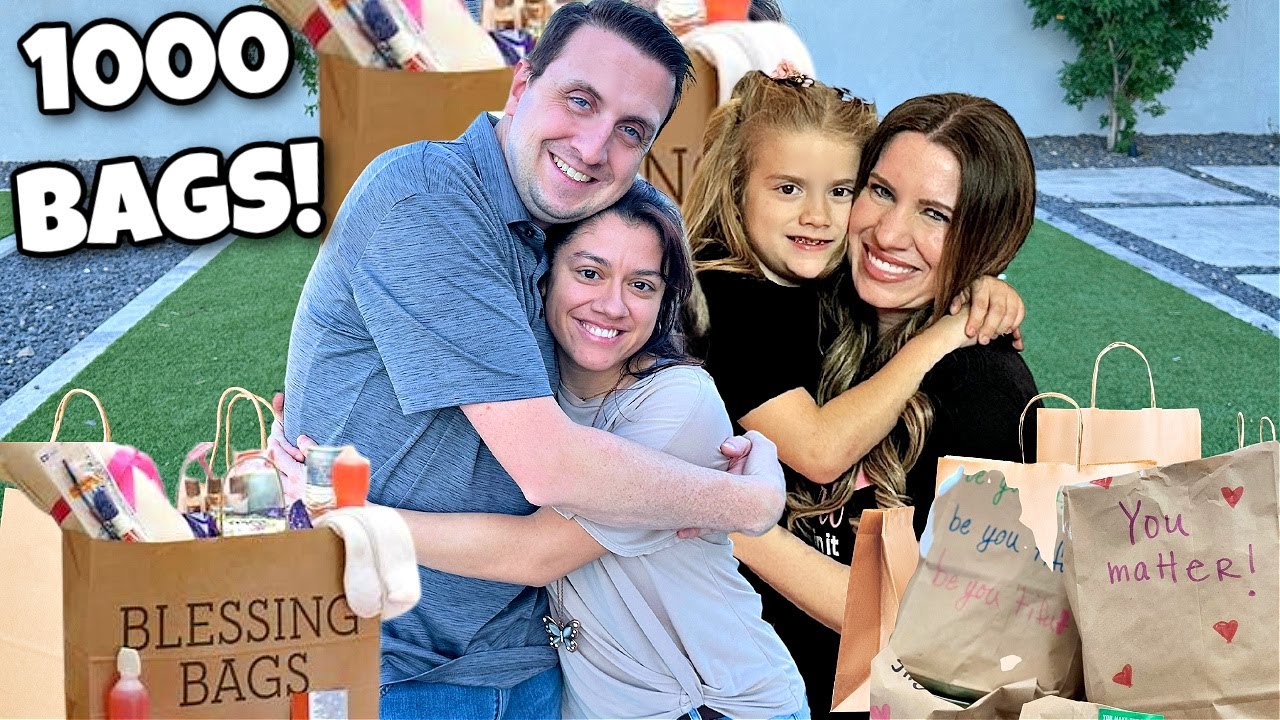We Made 1000 BAGS! | Giving Back! | Helping Others - YouTube