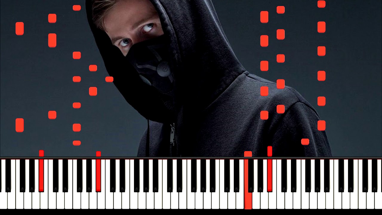 Alan Walker Hope piano synthesia - YouTube