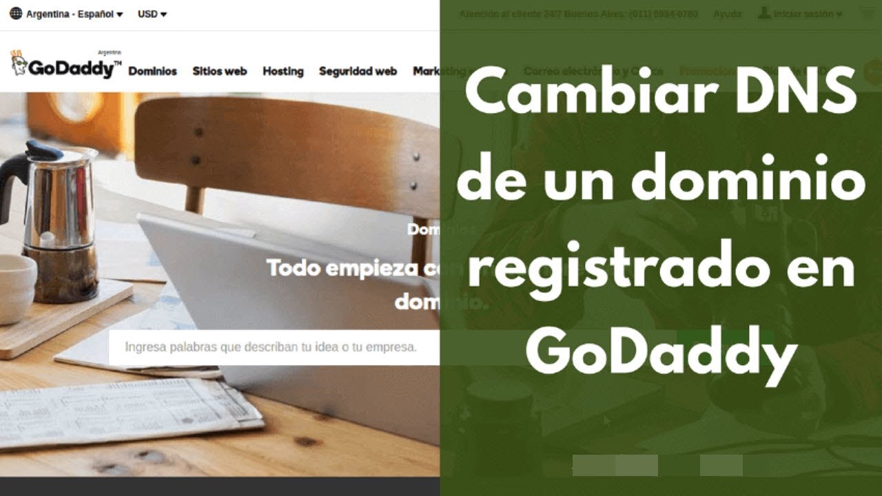 Cambiar DNS para conectar tu dominio con tu hosting - YouTube