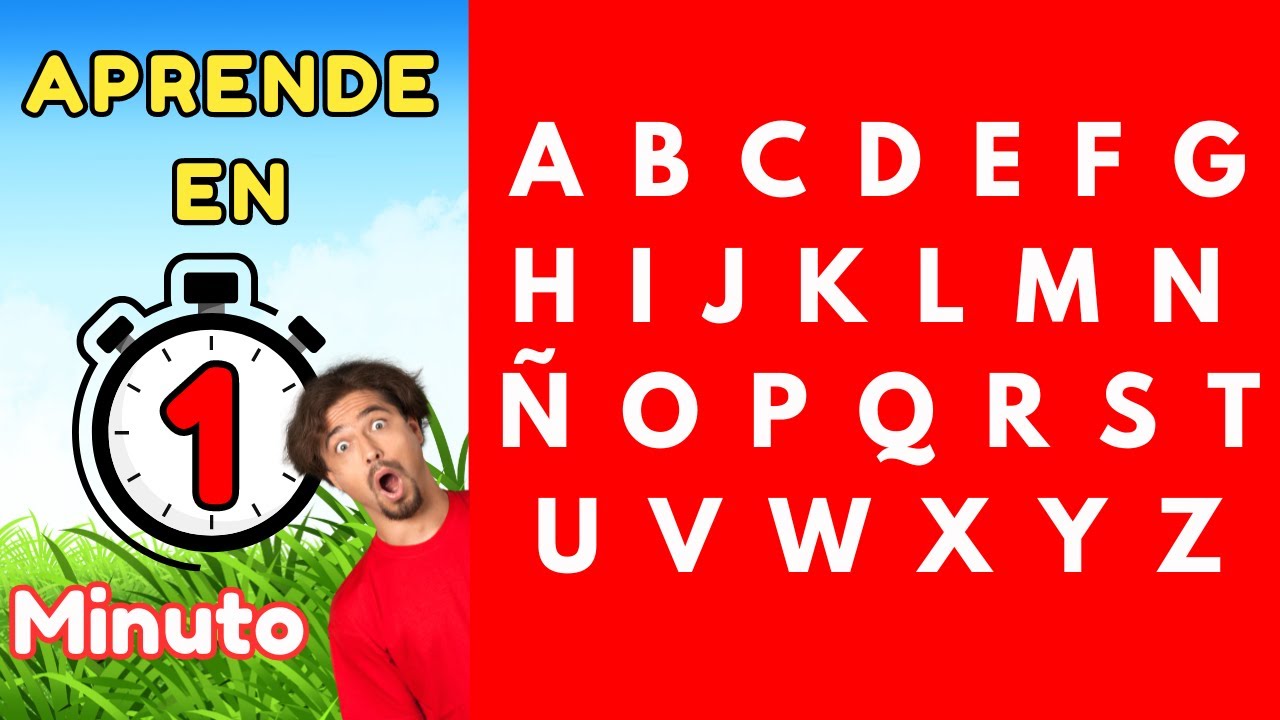 El abecedario en español en 1 minuto para niños y adultos - Descubre ...