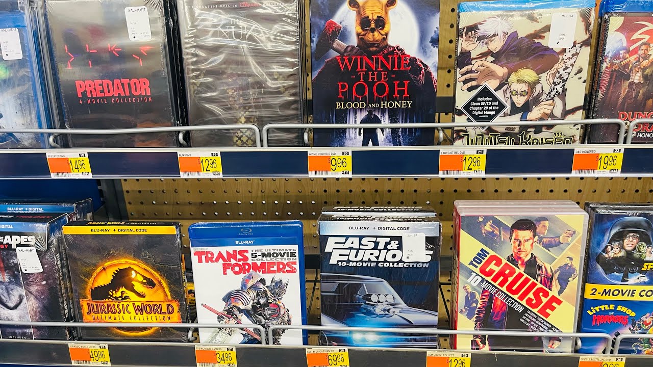 Walmart dvd bluray 4K movie hunt #dvds #movie - YouTube