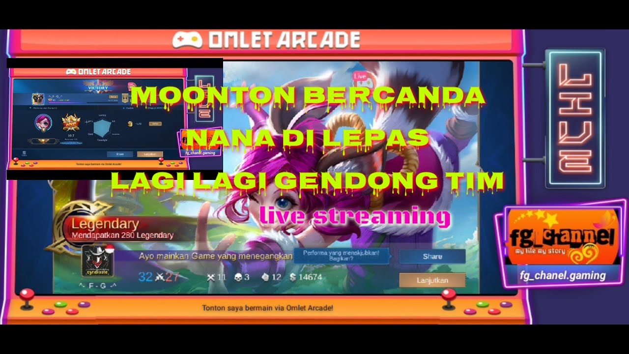 MOONTON BERCANDA | NANA DI LEPAS | LAGI LAGI GENDONG TIM - YouTube