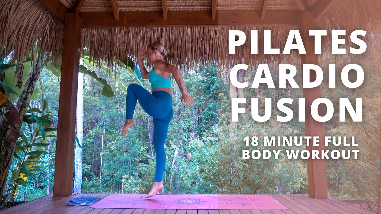 18-minute CARDIO PILATES FULL BODY WORKOUT (all levels, no equipment ...