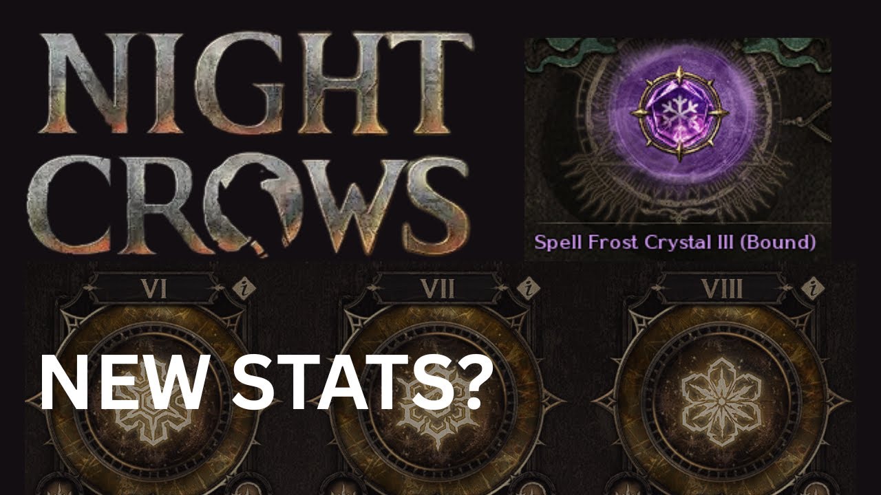 NIGHT CROWS - NEW Infusion Update ( Spell Frost Crystal III ) - YouTube