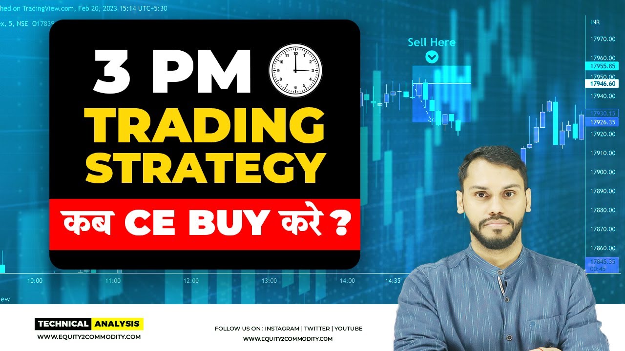 3 PM OPTION BUYING STRATEGY | 3 PM OPTION STRATEGY LIVE | 3PM INTRADAY ...
