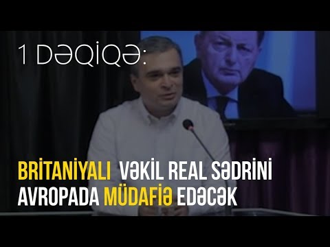 1DƏQİQƏ: Britaniyalı vəkil İlqar Məmmədovu Avropada müdafiə edəcək