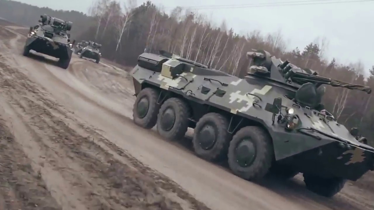 Ukrainian BTR-4E and BTR-3E1 in Action 001 - YouTube