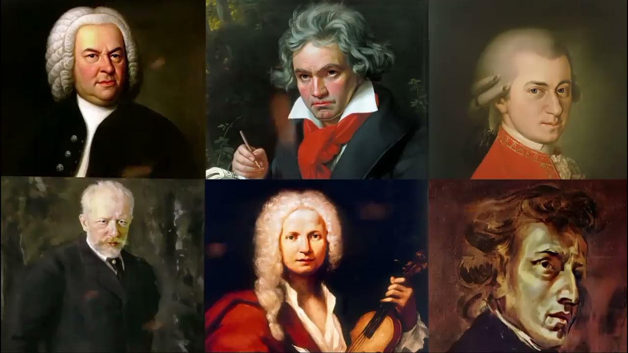 Classical Music： Bach, Beethoven, Mozart, Chopin, Tchaikovsky, Vivaldi - YouTube
