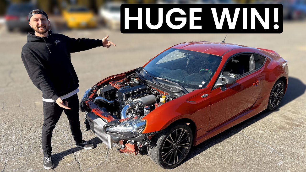 Honda Swapped FRS FIRST START & DRIVE!! - YouTube