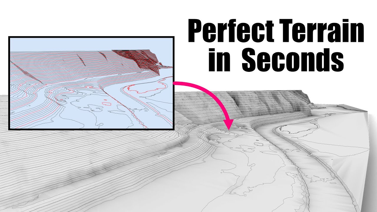 Perfect Terrain Models within Seconds - Grasshopper Tutorial for Beginners - YouTube