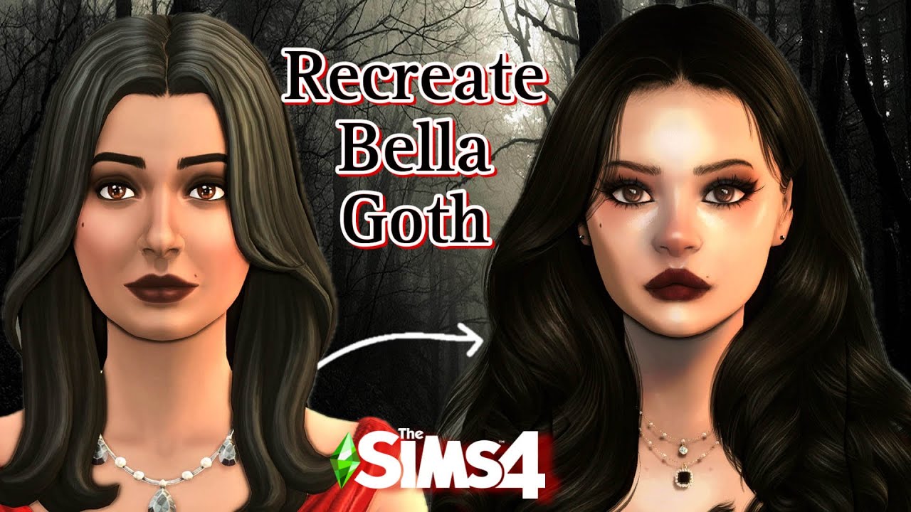 Sims 4 ♡ | Recreate Bella Goth - YouTube