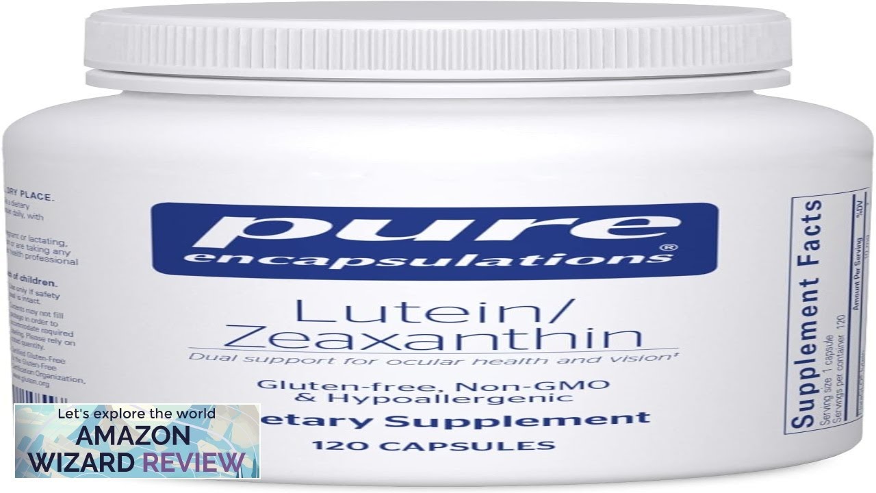 Pure Encapsulations Lutein & Zeaxanthin Supports Overall Vision ...