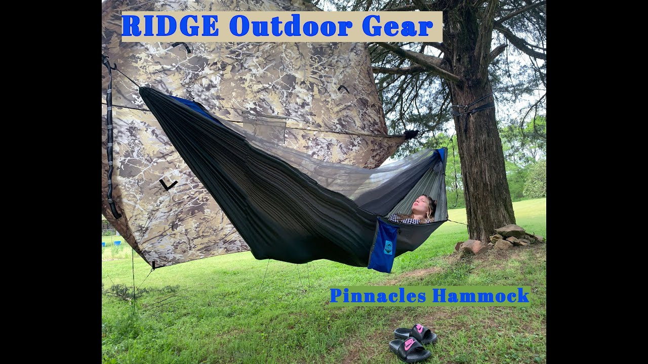 Ridge outdoor gear hammock Lay-flat Pinnacles Hammock - YouTube