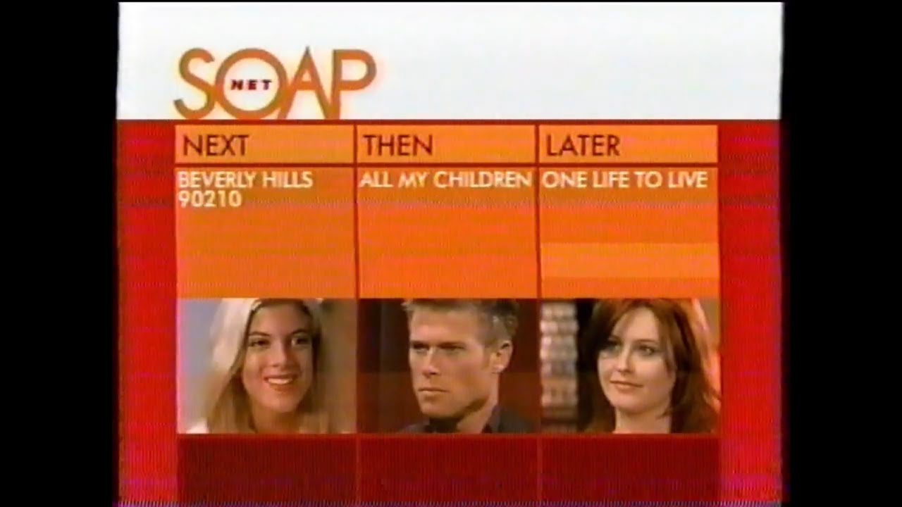SOAPnet — Next: "Beverly Hills, 90210" / Then: "All My Children ...