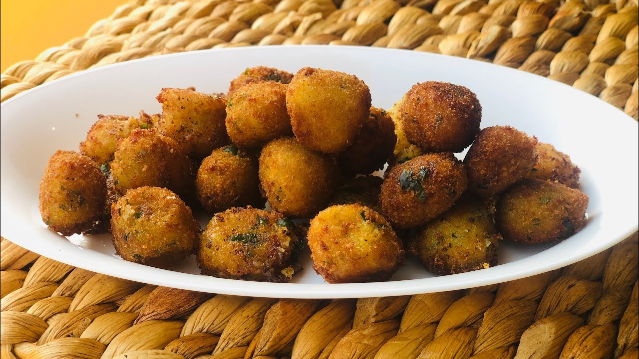 Potato pops | cheesy potato balls - YouTube