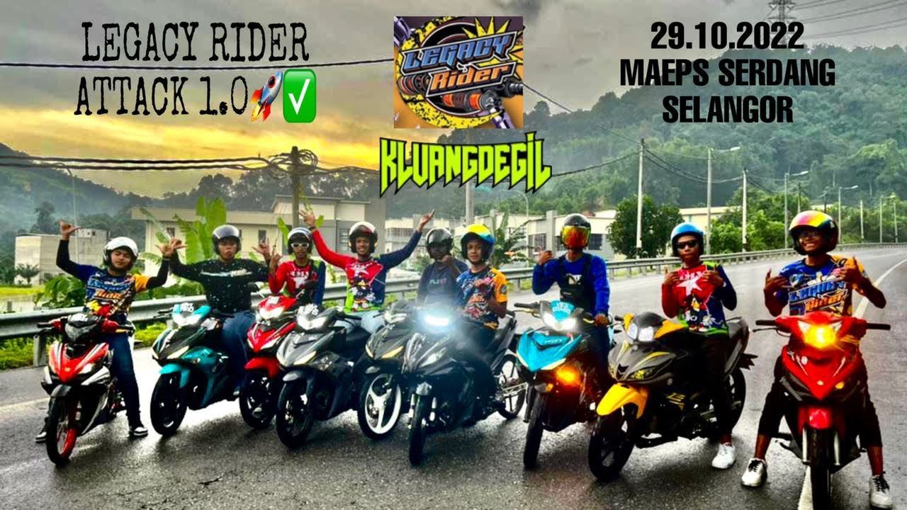 Legacy Rider 1.0 Attack( Maeps Serdang ) #vlog - YouTube
