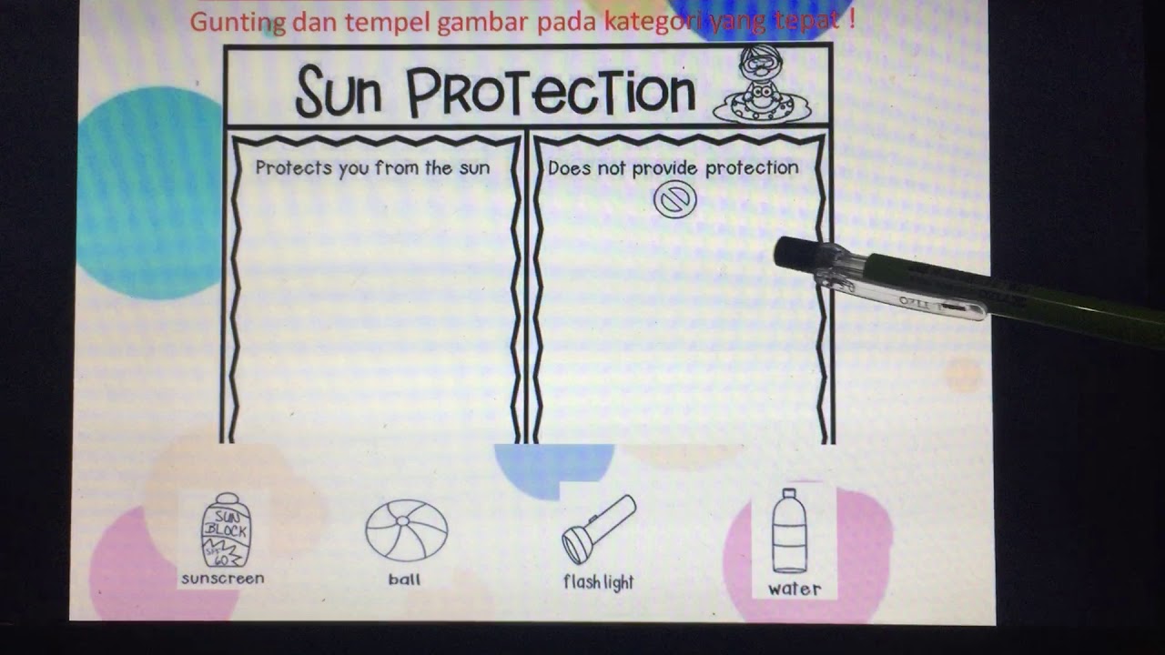 How to do the worksheet for Playgroup 5 June 2020 - YouTube