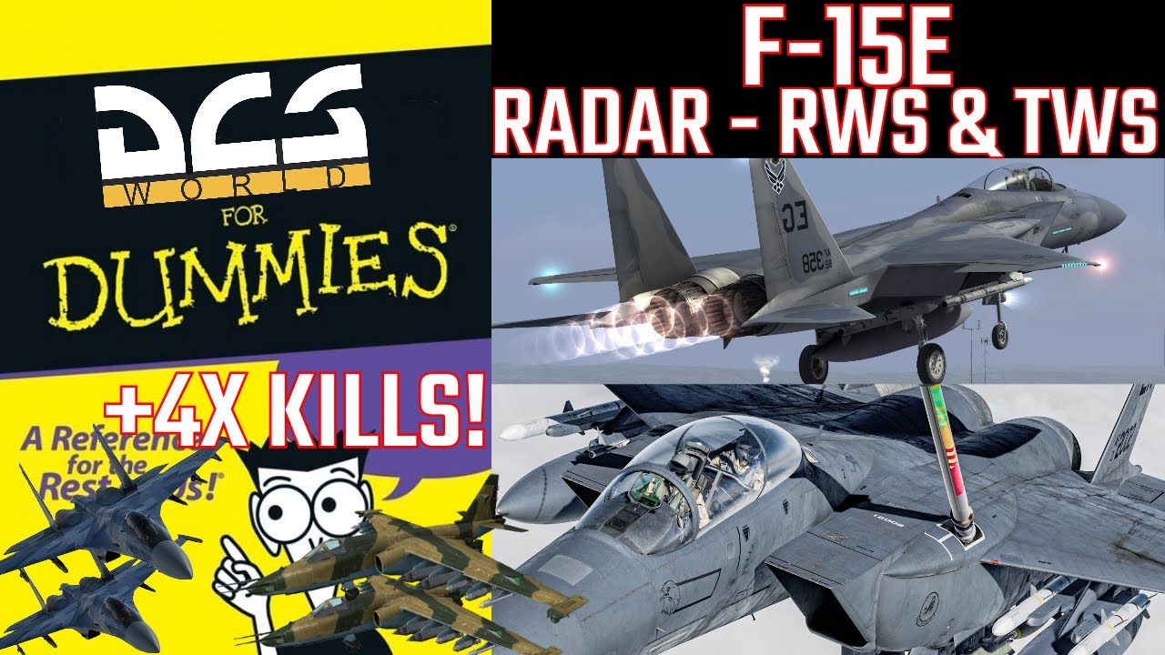 F-15E Radar Training (RWS & TWS) 47 Mile KILL! - YouTube