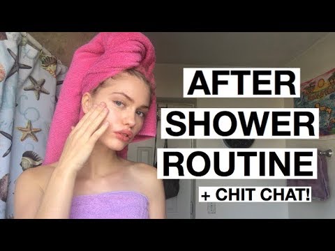 AFTER SHOWER ROUTINE/GET READY WITH ME CHIT CHAT - YouTube