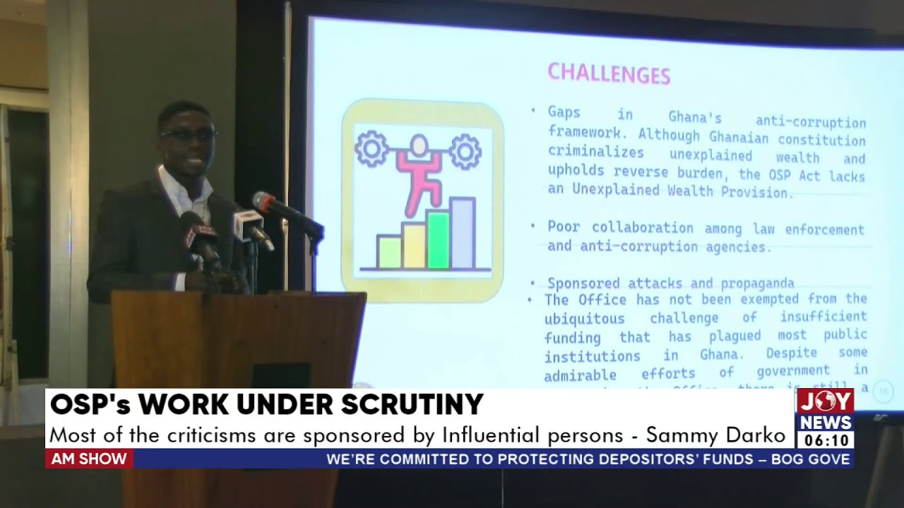 OSP's Work Under Scrutiny: Most of the criticisms are sponsored by ...
