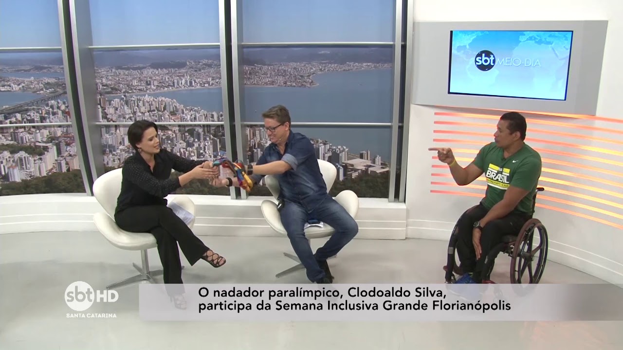 Clodoaldo Silva, nadador paraolímpico, participa da Semana Inclusiva ...
