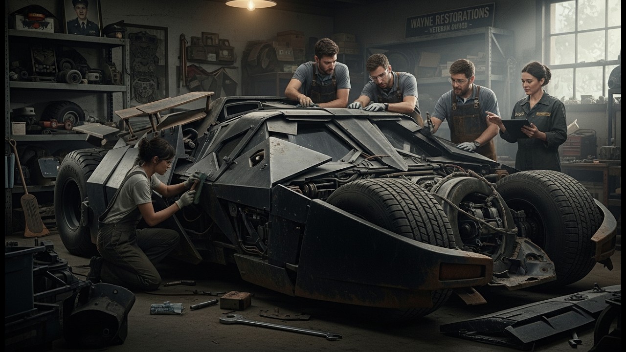 I Restoring an Abandoned Tumbler Batmobile Bought from a 96-Year-Old ...