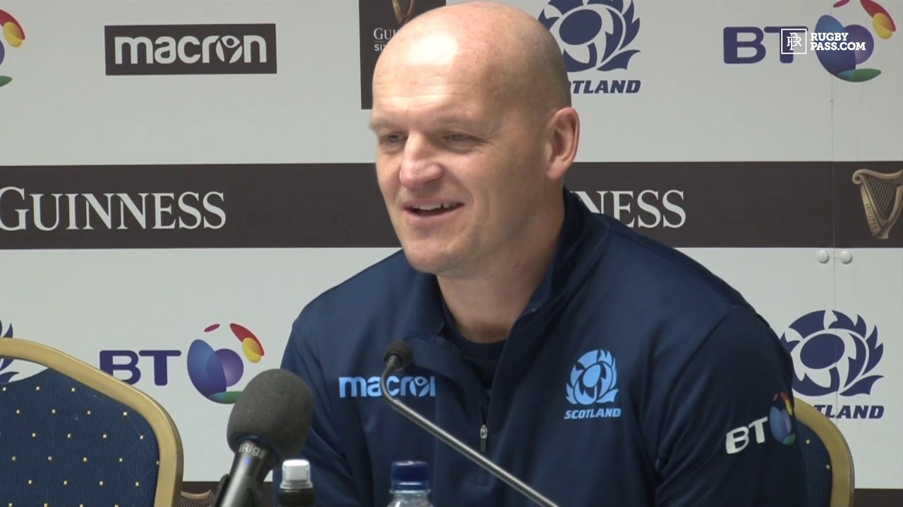 Six Nations 2019: Scottish Press Conference post Italian game - YouTube